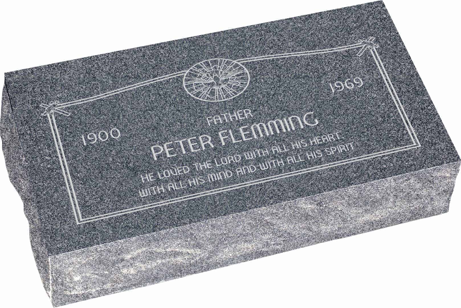 20 X 10 X 6 Pillow Top Headstone Honor Life 20-x-10-x-6-pillow-top-headstone-honor-life